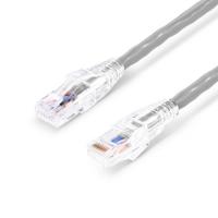 China Cover Material PVC 3ft 0.9m Stranded Cat5e Cat6 Cable Shielded/Unshielded Exact Cables for sale
