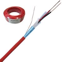 China 305m Roll Waterproof 4 Core Copper Shielded 1.5mm2 Fire Alarm Wire Cable with PVC Jacket for sale