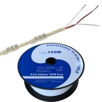 China PVC Jacket Shielded CCA/TC/BC/TCCA Stranded 2X0.50 2X0.22 Composite CPR Security Cable for sale