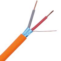 China 2x2.5mm2 PVC Unshielded Fire Resistant Twisted Pair Fire Alarm Cable ExactCables BS6387 for sale