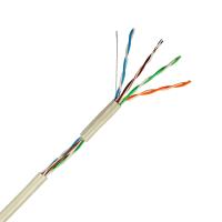 China Drain Wire 1/0.5bc PVC Cover Material Cat5e 4 Pair Lan Cable for Speed Data Transfer for sale
