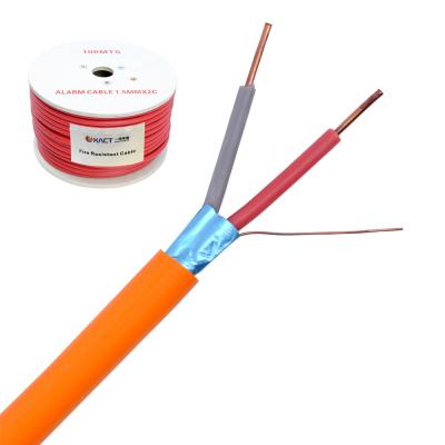 China 3 Core Shielded Fire Alarm Cable 1.5mm 2.5mm PVC Jacket 305m Roll Waterproof Industrial for sale