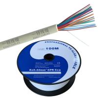 China Industrial 2x0.22mm2 Unshielded Stranded TC Tinned Copper Conductor LSOH Alarm Signal Cable for sale