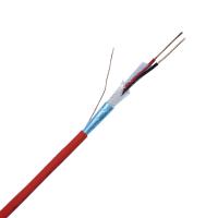 China 2 Core 0.5mm2 ABS Alarm Cable PVC FRLS Fire Resistant Security Wire White for sale