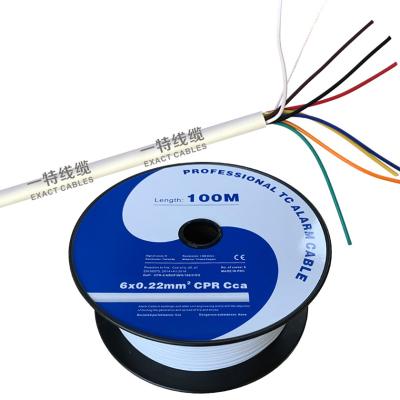 China 12x0.22mm2 Stranded TCCAM Conductor PVC Insulation CPR Eca Alarm Cable for Security Systems for sale