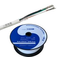 China Solid 8xAWG24 Unshielded BC Alarm Cable 2 Cores 0.22 mm2 EN50575 IEC60332-1 for sale