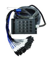 China TPE Multichannel XLR Y Splitter Cable 3 Pin Female to Male DMX Snake Audio Cable 4 to 48 Channel for sale
