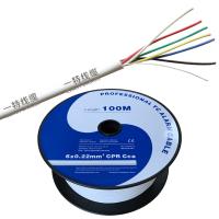 China 8 Core 0.22mm2 TCCA Conductor PVC Insulation CPR Eca Signal Cable for Industrial Equipment for sale