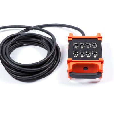 China Multichannel XLR Snake Cable 4 to 48 Channels Male to Female DMX Audio Stage Box Cable for sale