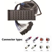 China Multichannel XLR Snake Cable 4 to 48 Channels Male to Female DMX Audio Stage Box Cable for sale
