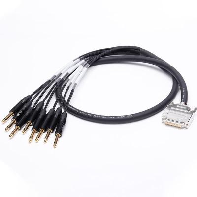 China IP58 Active Optical Cable 8ch 6.35mm Male Audio Transmission Custom Length for sale