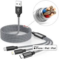 China 3 in 1 Multi Phone Cord with Type C/Micro/Lightning USB Connectors USB Charging Cable for sale