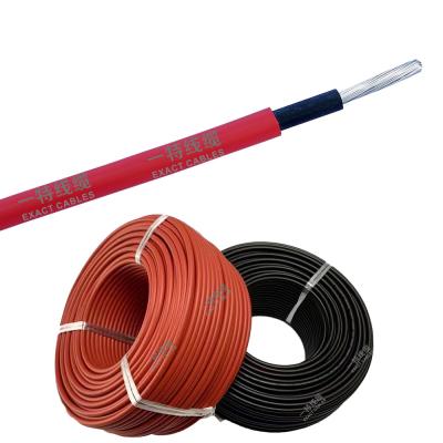 China TUV Certified 6mm2 10mm2 UV Resistant TC Conductor 1000V PV Solar Cable for Long Life for sale