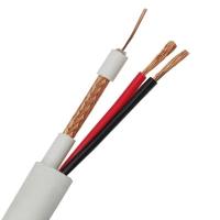 China 0.81 Bare Copper/ CCS Inner Conductor RG59 Coaxial Cable for CCTV Camera Communication for sale
