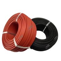 China TUV Certified 6mm2 10mm2 UV Resistant TC Conductor 1000V PV Solar Cable for Long Life for sale