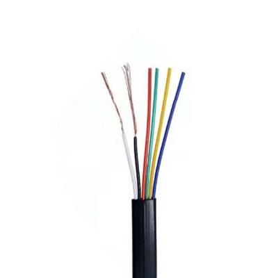 China UL20251 6 Conductor Flat Telephone Cable 28AWG BC RJ11 6P6C 3M Custom Length for sale