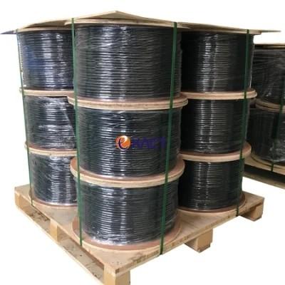 China RG59 Composite Coaxial Cable with DC Power 2 Bc Wire Braid 75 Ohm CCTV for sale
