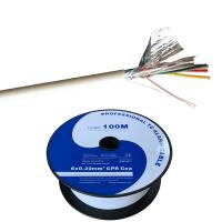 China LSF Insulation 14x0.22mm2 Stranded CCA Alarm Cable 2-20 Cores Security Wire for sale