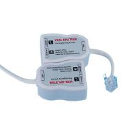 China VDSL ADSL RJ11 RJ45 6P4C Splitter Adapter SP-201 with Inner Conductor Tc for sale