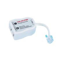 China VDSL ADSL RJ11 RJ45 6P4C Splitter Adapter SP-201 with Inner Conductor Tc for sale