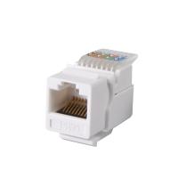 China UTP Cat5e Cat6 Keystone Jack 110 IDC Tolless Type Networking Wall Plate Female for sale