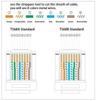 China UTP Cat5e Cat6 Keystone Jack 110 IDC Tolless Type Networking Wall Plate Female for sale