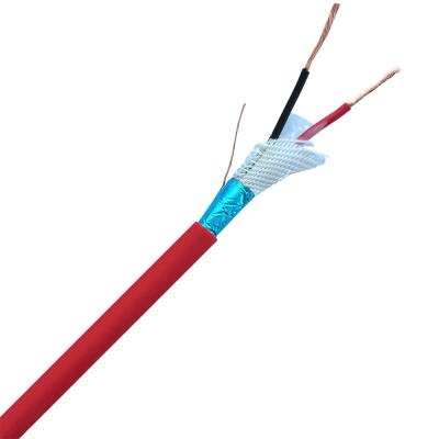 China BS6387 Shielded Fire Alarm Cable 2x2.5mm2 with Drain Wire 1/0.5tc mm for sale
