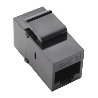 China Cat5e Unshielded Keystone Jack 110 IDC RJ45 Female 90 Degree for UTP Networking for sale
