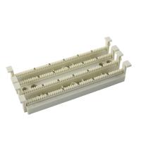 China LSA Krone Connection Module 50 Pair for Telephone Cable Wiring Plastic Iron Nickel Plated for sale