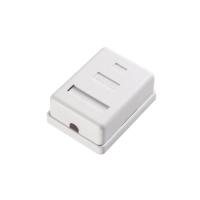China Affordable Plastic Cat6 1port FTP RJ45 Surface Mount Box with Inner Conductor Tc for sale