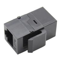 China Cat5e UTP Keystone Jack 110 IDC Type 90 Degree RJ45 Inline Coupler for Networking FLUKE Tested for sale