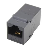 China Cat5e UTP Keystone Jack 110 IDC Type 90 Degree RJ45 Inline Coupler for Networking FLUKE Tested for sale