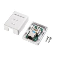 China Single Port Cat6 UTP Surface Mount Box for Seamless Network Desktop Integration for sale