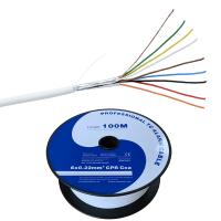 China Solid 8xAWG24 Unshielded CCA Alarm Cable 2-20 Cores EN50575 IEC6032-1 for sale