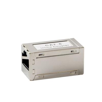 China Exact Cables Cat5e Cat6 Cat6a STP FTP Female to Female Keystone Jack Inline Coupler ABS TOM-KJ-33 for sale