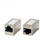 China Exact Cables Cat5e Cat6 Cat6a STP FTP Female to Female Keystone Jack Inline Coupler ABS TOM-KJ-33 for sale