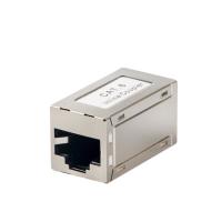 China Exact Cables Cat5e Cat6 Cat6a STP FTP Female to Female Keystone Jack Inline Coupler ABS TOM-KJ-33 for sale