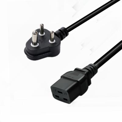 China PVC Rubber SABS Power Cord 16A 250V South Africa Standard for Consumer Electronics for sale