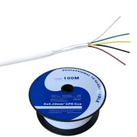 China Unshielded PVC Insulation Solid 8xAWG24 CCA Alarm Cable 2-20 Cores 0.22mm2 for sale
