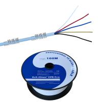 China 16x0.22mm2 Shielded Stranded TCCAM CPR Eca Alarm Cable Control Cable 5000000000 Copper for sale