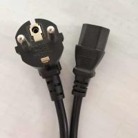 China EU Standard Power Cable SPT-2 18AWG 2C 3ft 6ft 12ft EU Plug to IEC C19 for sale