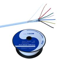 China 16x0.22mm2 Shielded Stranded TCCAM CPR Eca Alarm Cable Control Cable 5000000000 Copper for sale