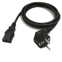 China EU Standard Power Cable SPT-2 18AWG 2C 3ft 6ft 12ft EU Plug to IEC C19 for sale