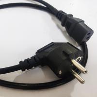 China EU Standard Power Cable SPT-2 18AWG 2C 3ft 6ft 12ft EU Plug to IEC C19 for sale