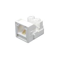 China Exact Cables ABS CAT5E UTPJ11 Gold-plated 4-core CAT6 Networking Outlet for Networking for sale