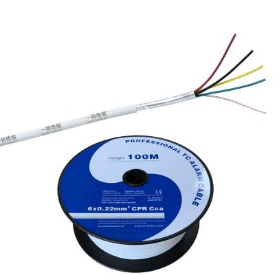 China 16x0.22mm2 Shielded Stranded LSF Insulation and Jacket CPR Eca Alarm Cable for Alarms for sale
