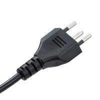 China Switzerland Swiss Plug Power Cord 3 Pin H05VV-F 3x1.0mm2 3x1.5mm2 Copper Conductor Safety Mark for sale