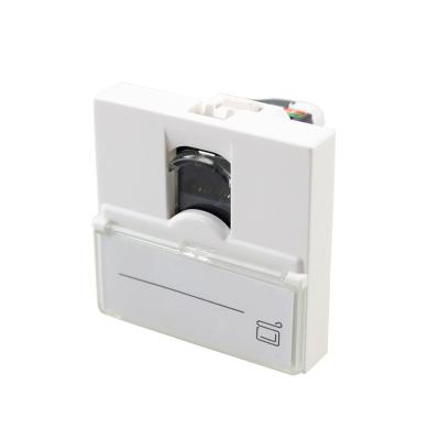 China Durable Networking FLUKE Tested RJ45 UTP Socket Mosaic Cat6A Cat6A Cat5e Keystone Jack for sale
