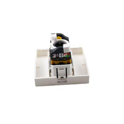 China Exact Cables 45*22.5 mm UTP CAT6A Keystone Jack for Networking within Different Colors for sale