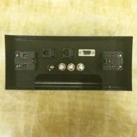 China European Markets Conference Table Socket with EU Socket and USB Power Charger for sale